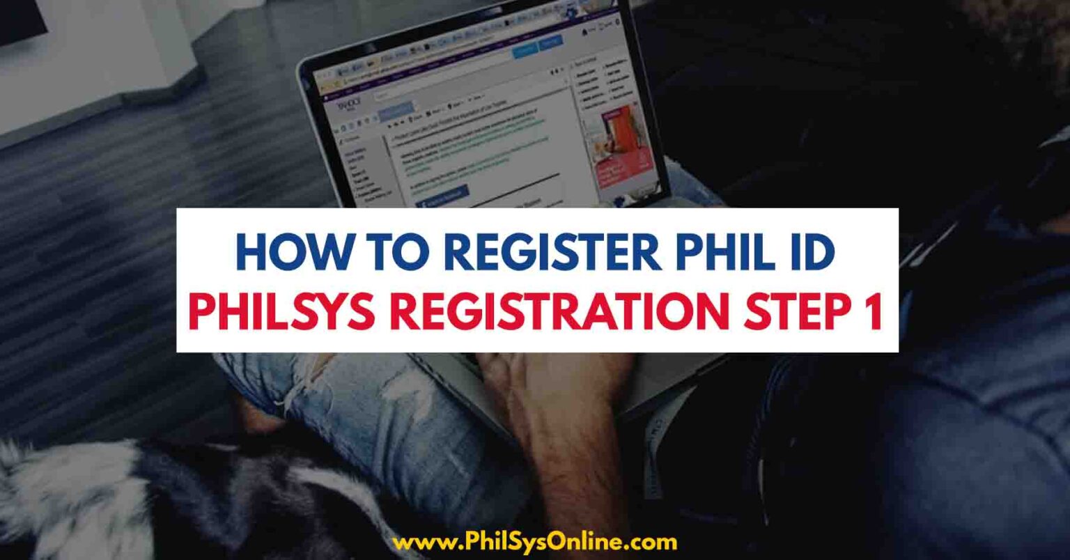 PhilSys Registration Step 1: How to Register and Book Appointment for ...