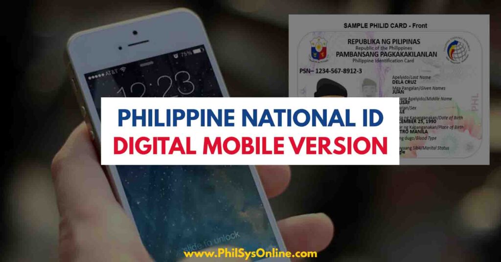 PSA to Launch Mobile version of Philippine National ID Soon - PhilSys ...