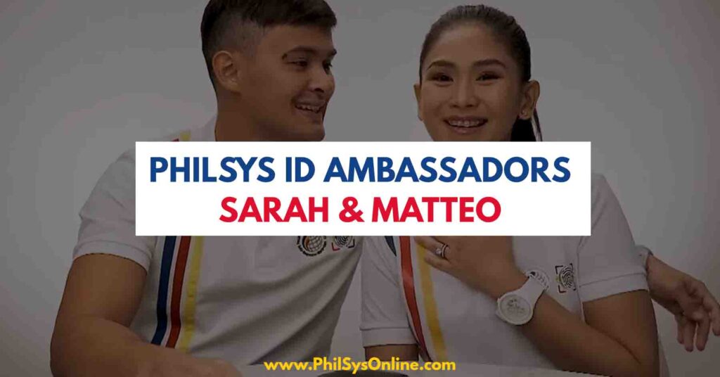 Sarah Geronimo and Matteo Guidicelli Named as PhilSys Ambassadors ...